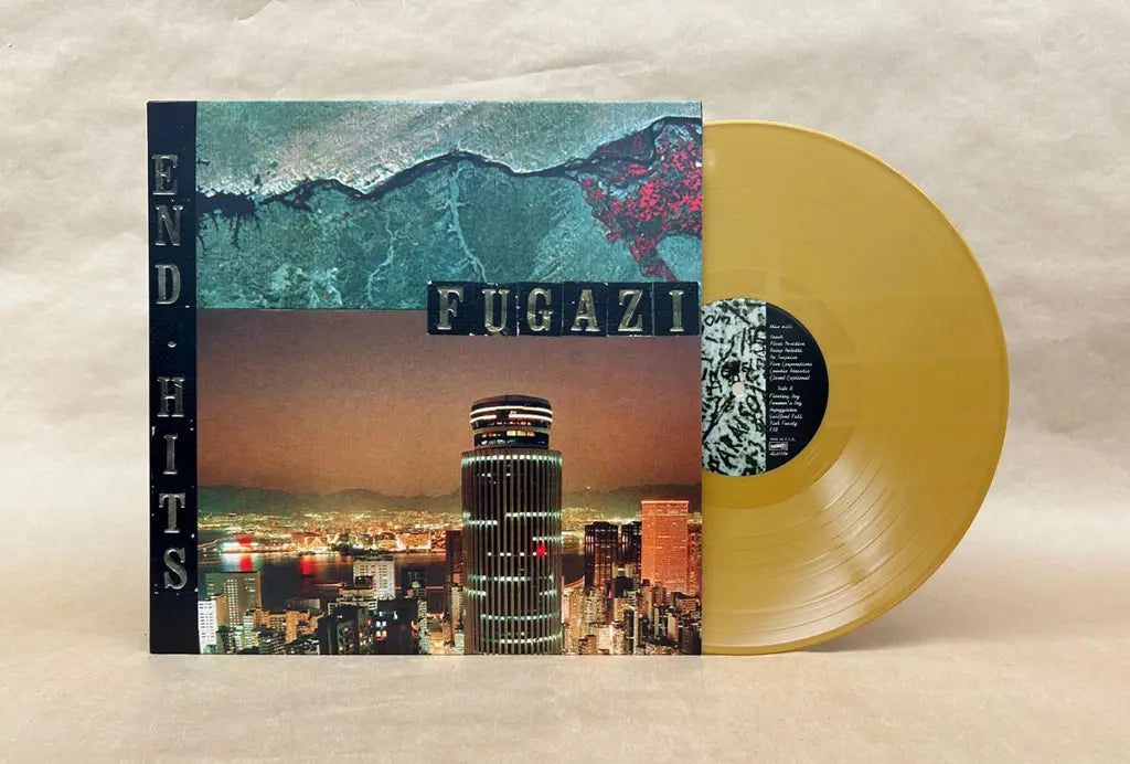 FUGAZI - END HITS VINYL RE-ISSUE (LTD. ED. METALLIC GOLD) – VENUS VINYL