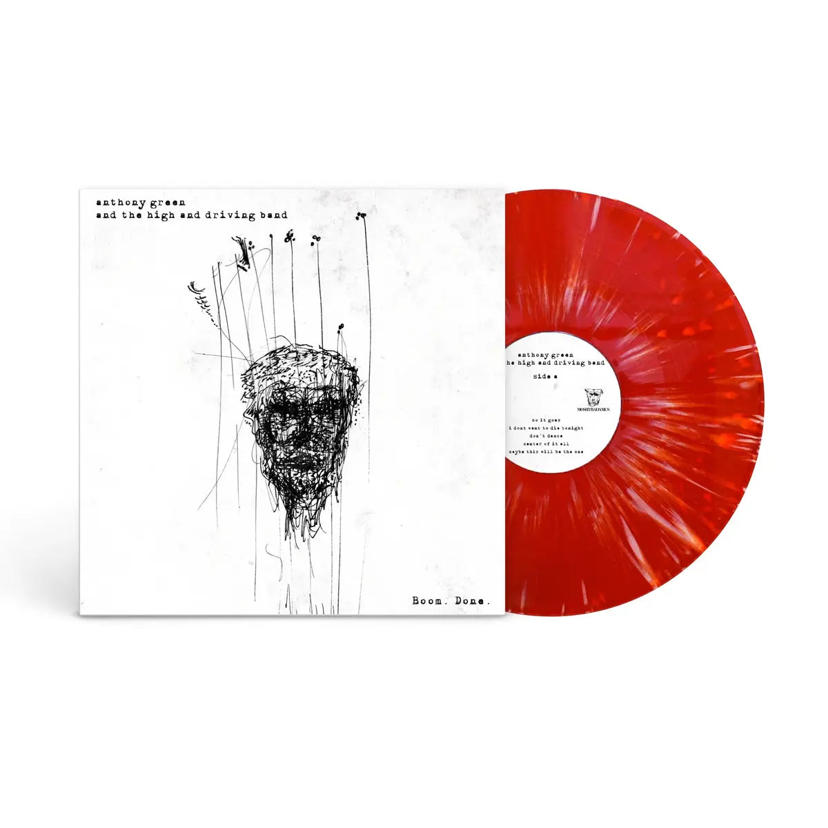 ANTHONY GREEN - BOOM. DONE. VINYL RE-ISSUE (LTD. ED. CLEAR RED W/ WHIT ...