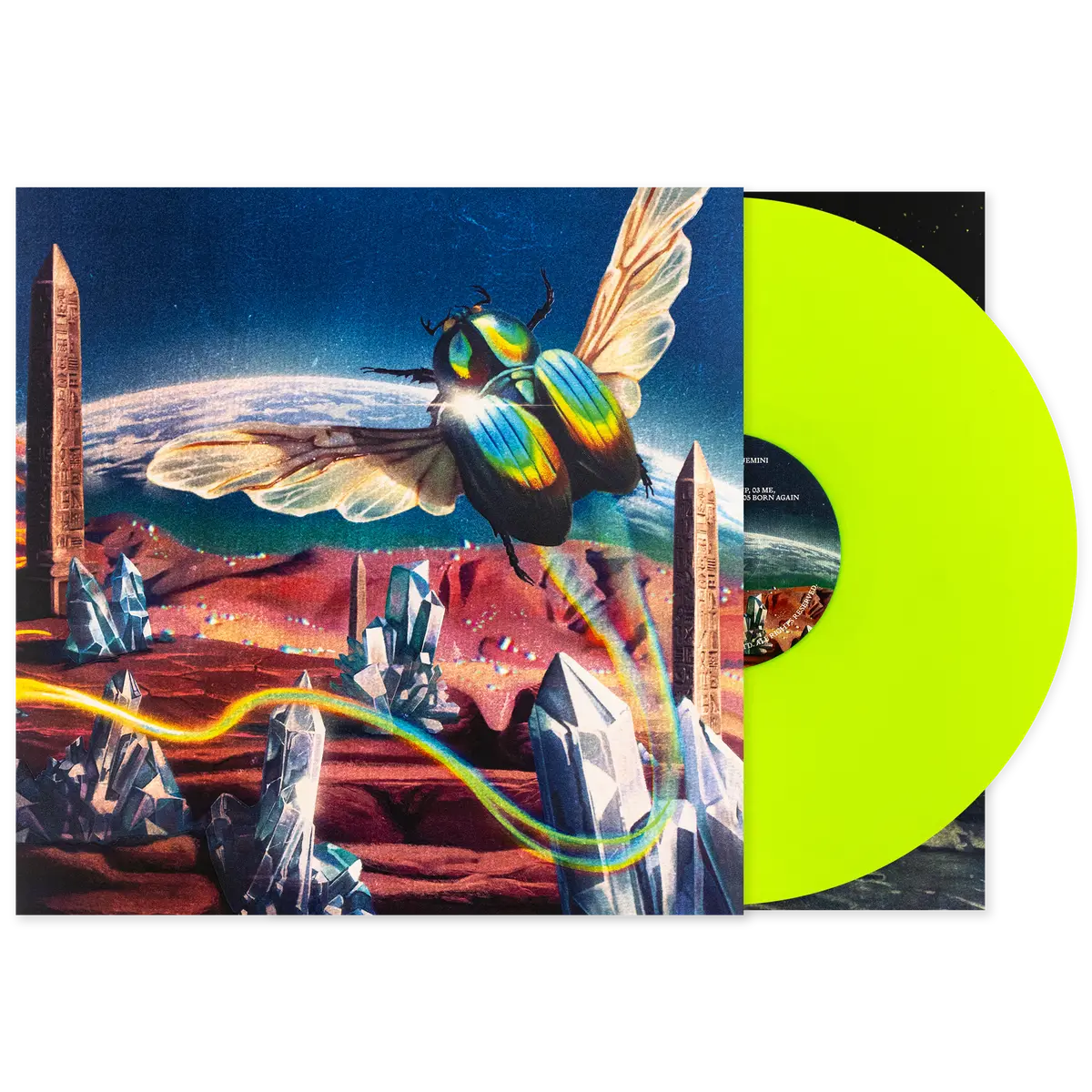 DANGER MOUSE & JEMINI - BORN AGAIN VINYL RE-ISSUE (LTD. ED. FLORESCENT ...