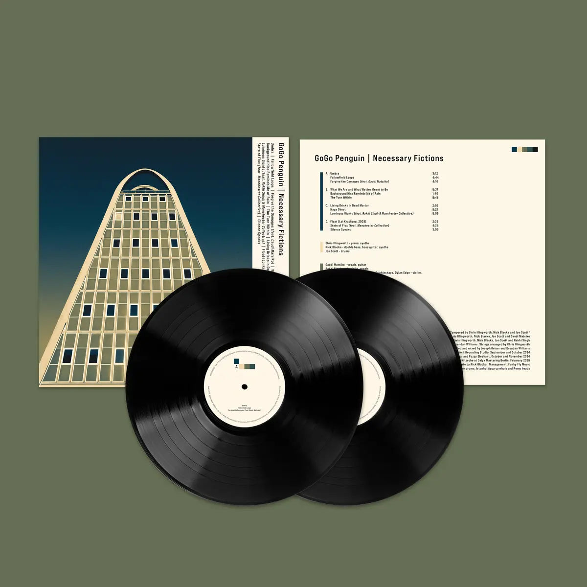 GOGO PENGUIN - NECESSARY FICTIONS VINYL (LTD. ED. 2LP) – VENUS VINYL