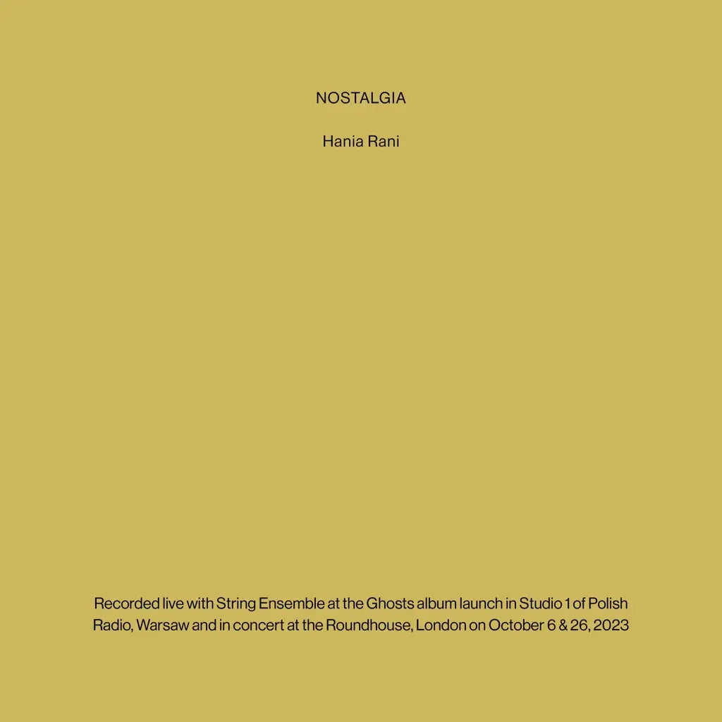 HANIA RANI - NOSTALGIA VINYL (2LP + BOOKLET) – VENUS VINYL