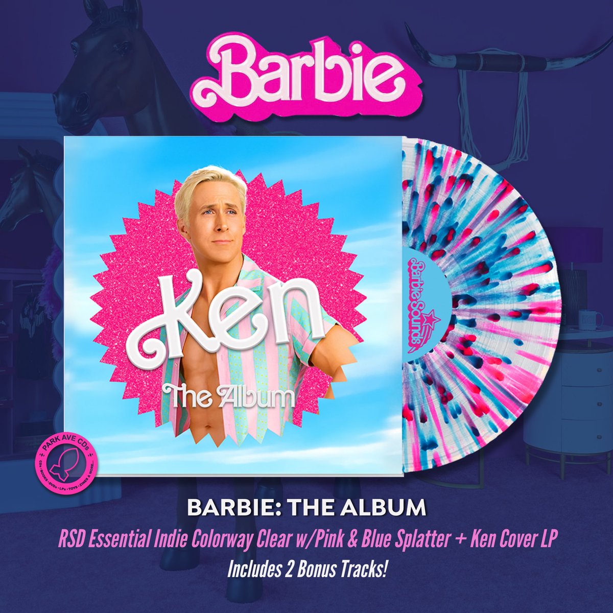 KEN THE ALBUM (VARIOUS ARTISTS) VINYL (LTD. ED. PINK & BLUE SPLATTER ...