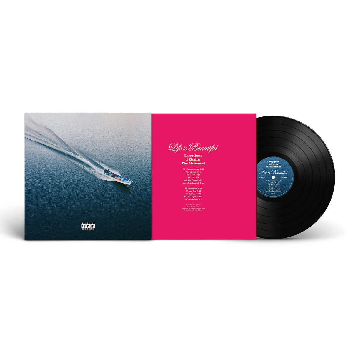 LARRY JUNE, 2 CHAINZ & THE ALCHEMIST - LIFE IS BEAUTIFUL VINYL (LTD. E ...