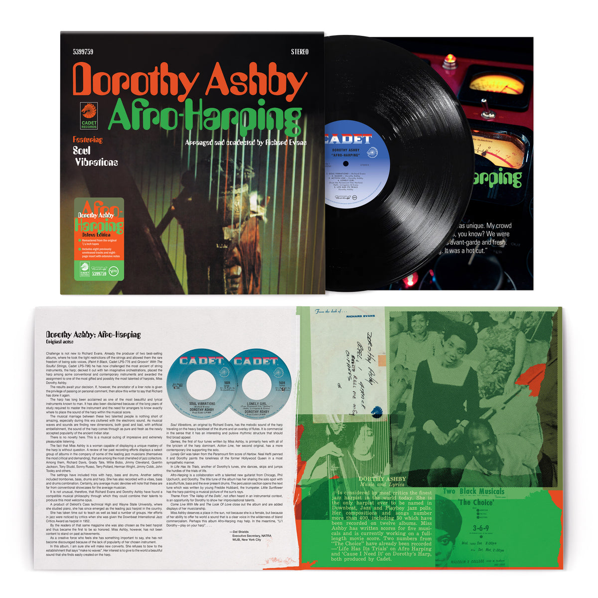 DOROTHY ASHBY - AFRO HARPING DELUXE VINYL (LTD. ED. 2LP GATEFOLD W/ BO ...
