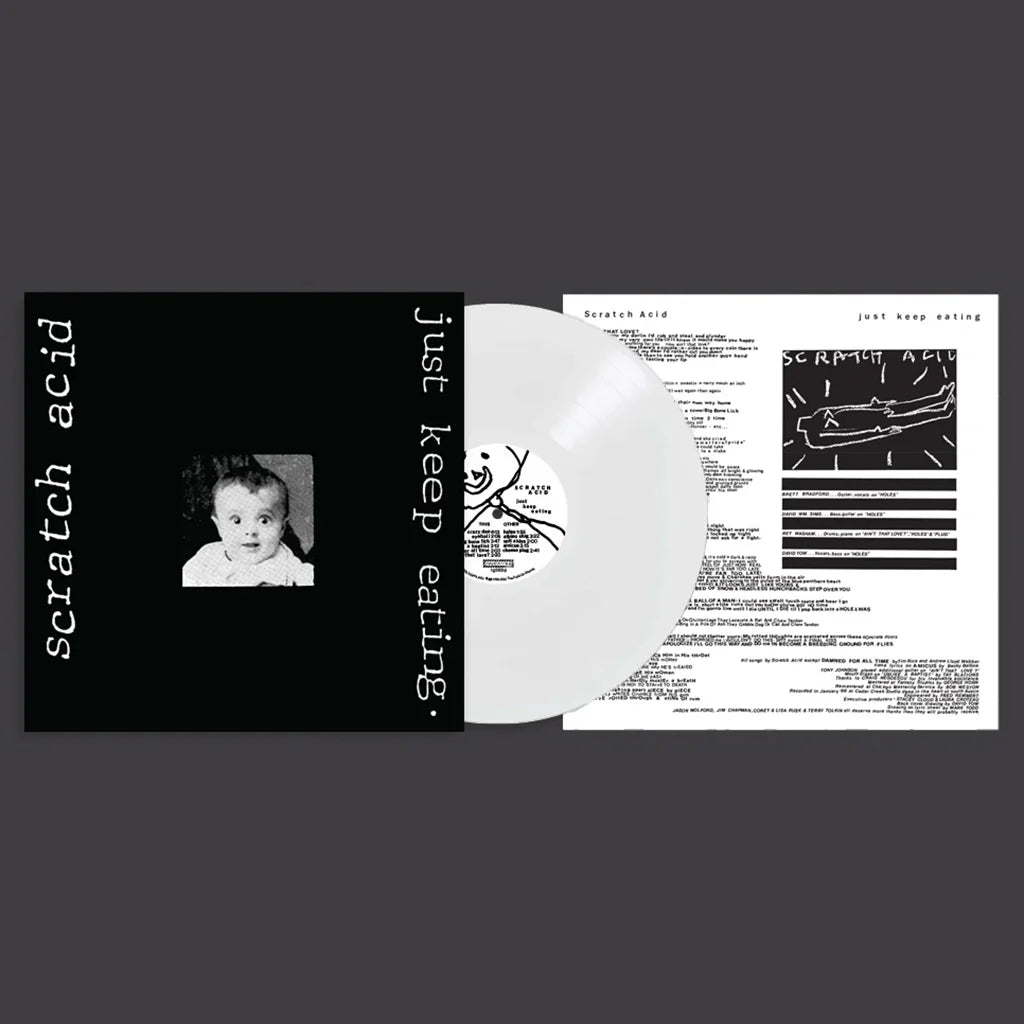SCRATCH ACID - JUST KEEP EATING VINYL RE-ISSUE (LTD. ED. 180G WHITE ...