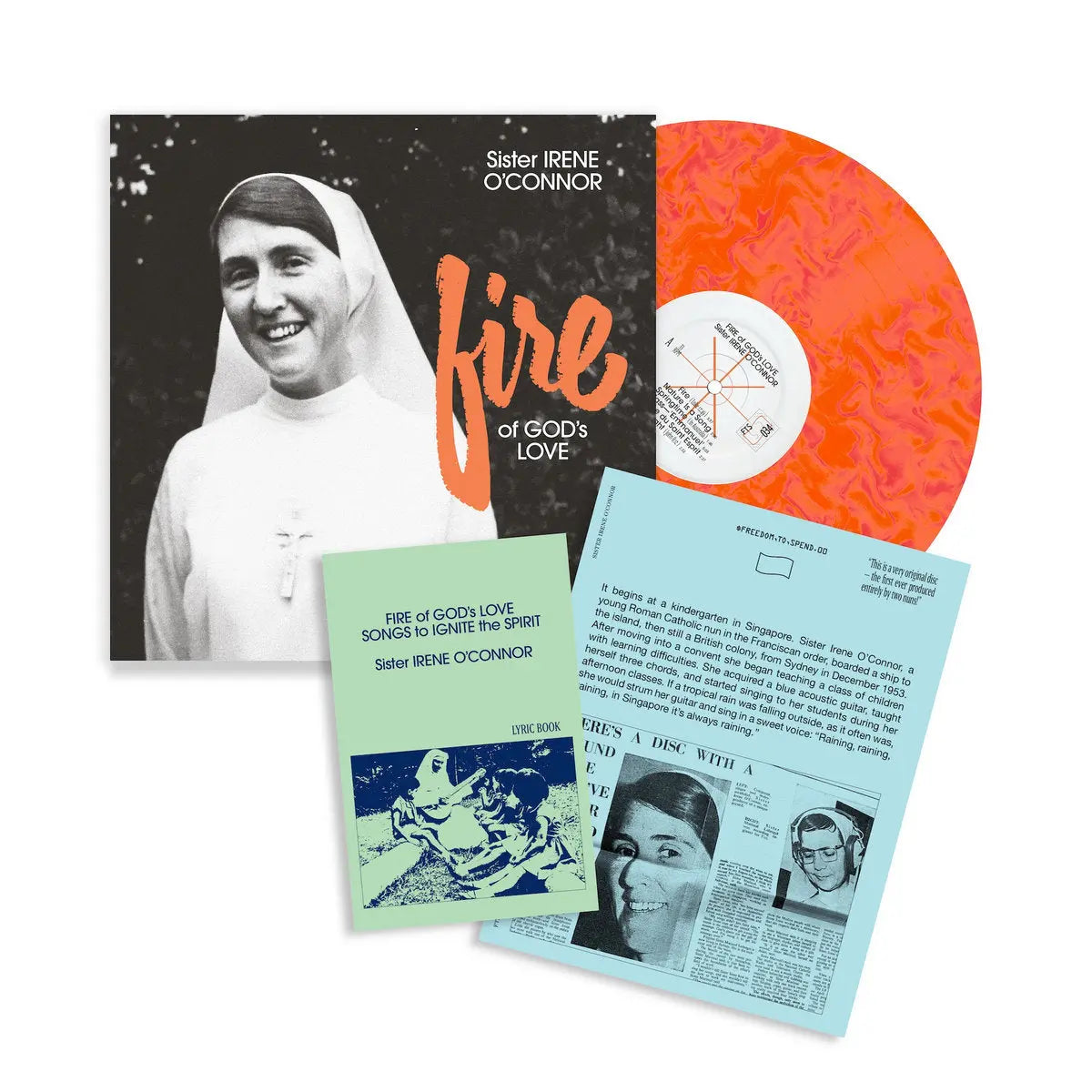 SISTER IRENE O'CONNOR - FIRE OF GOD'S LOVE VINYL RE-ISSUE (LTD. ED. VA ...