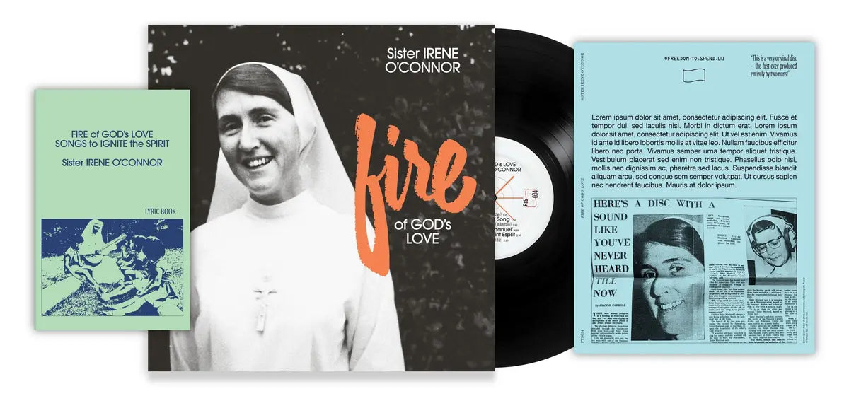 SISTER IRENE O'CONNOR - FIRE OF GOD'S LOVE VINYL RE-ISSUE (LTD. ED. VA ...
