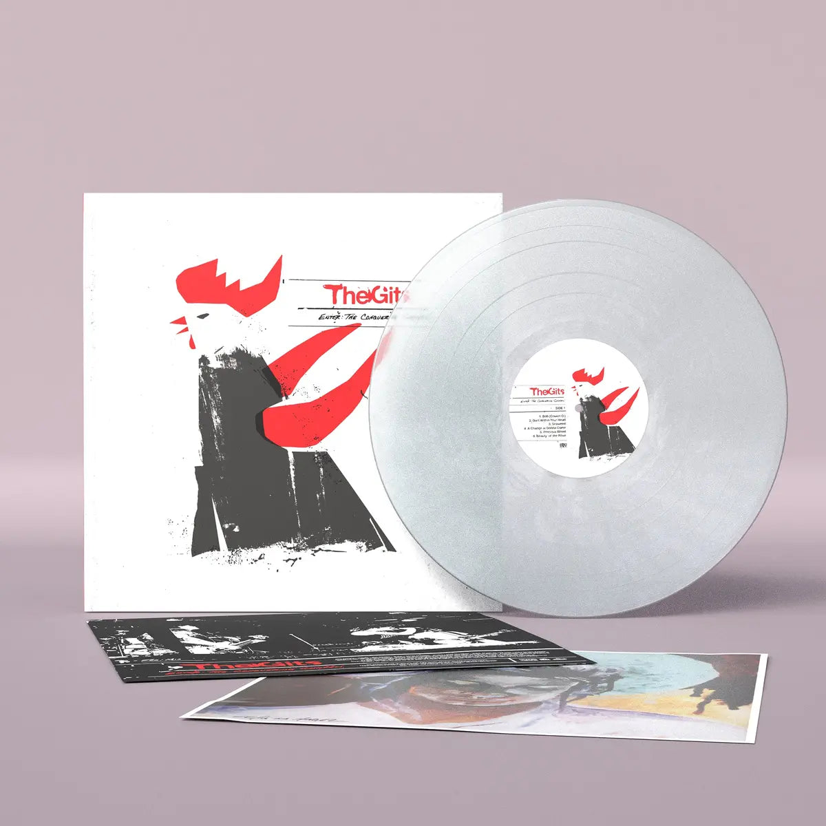 THE GITS - ENTER: THE CONQUERING CHICKEN VINYL RE-ISSUE (LTD. ED. PEAR ...