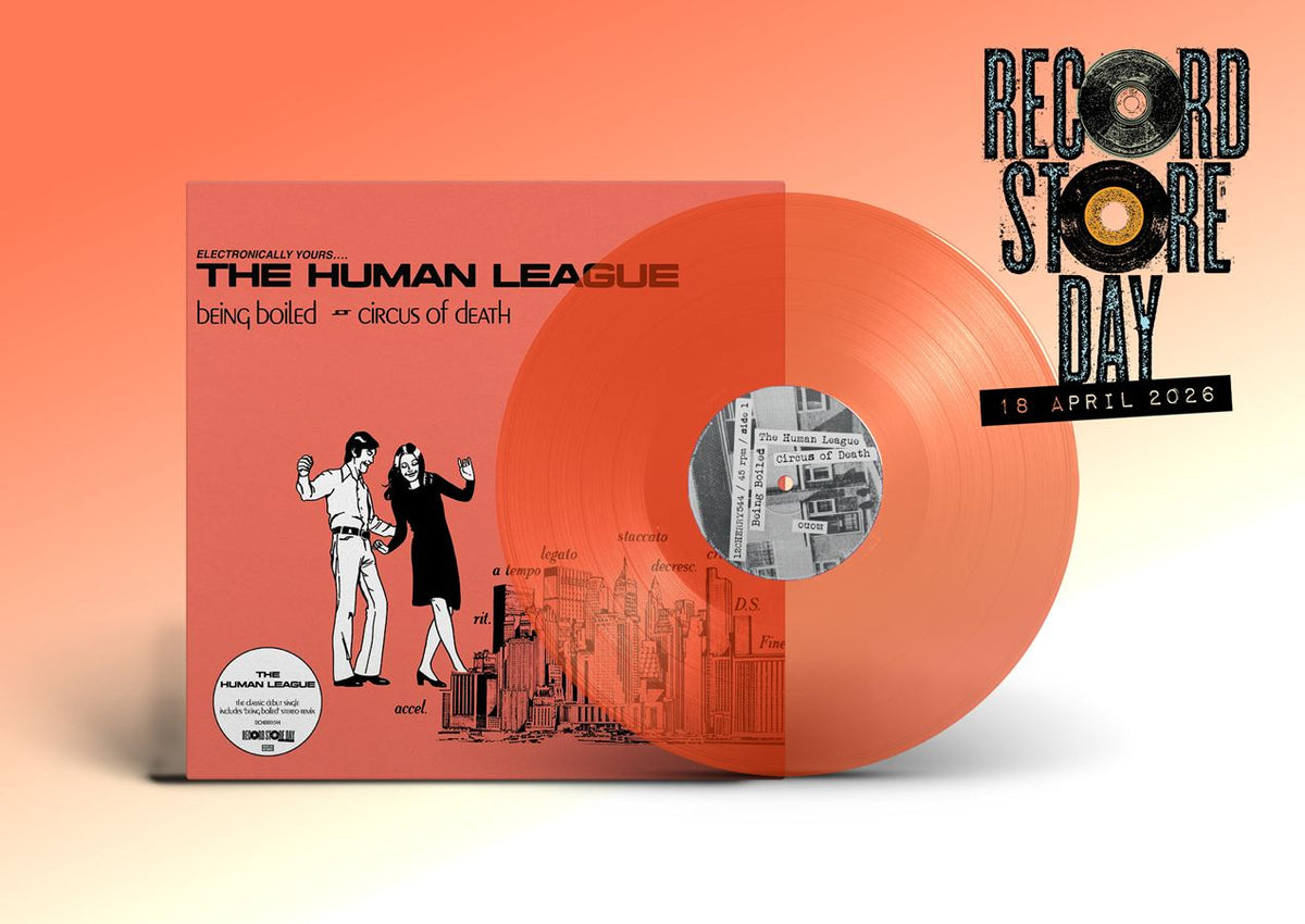THE HUMAN LEAGUE - BEING BOILED VINYL (SUPER LTD. 'RSD' ED. ORANGE 12 ...