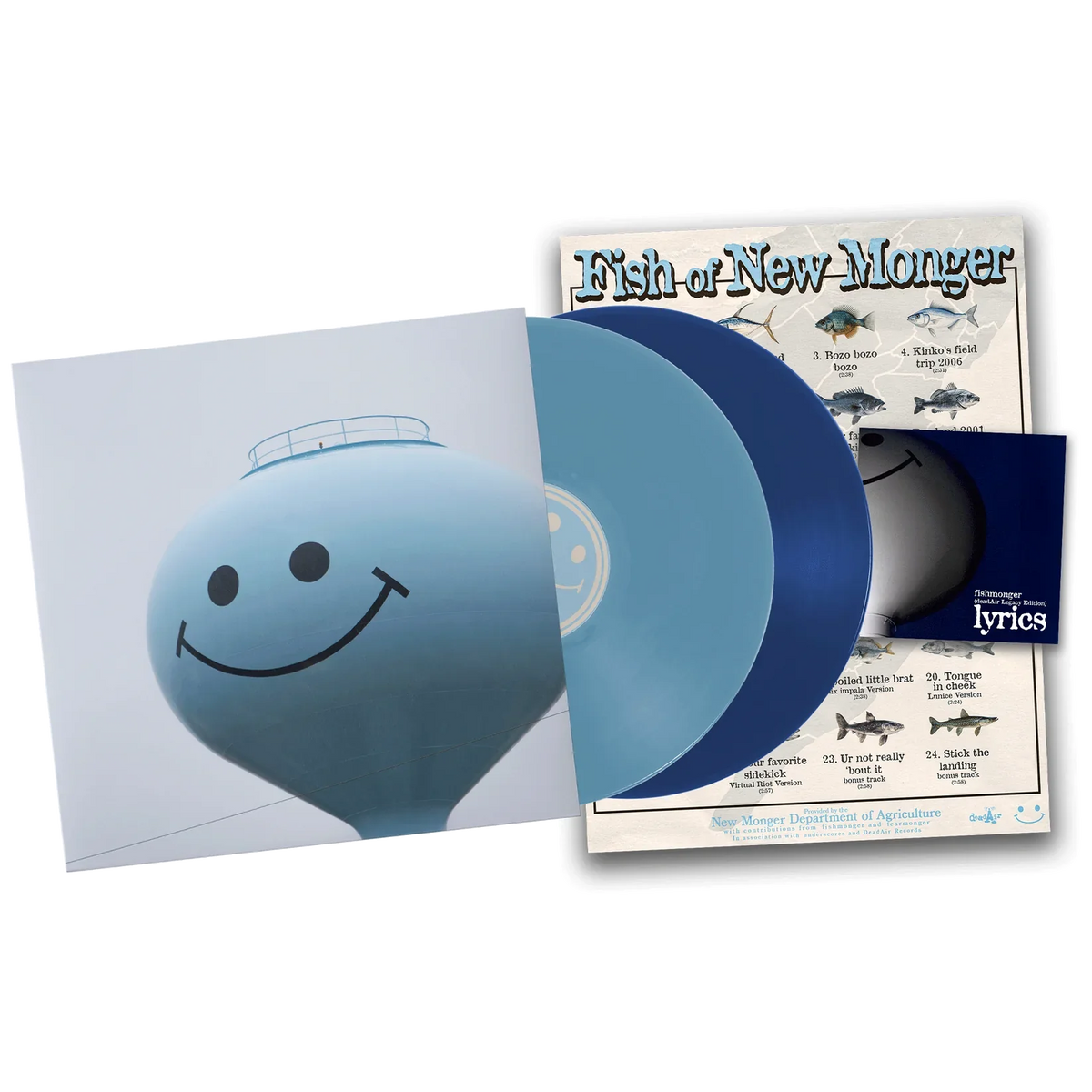 UNDERSCORES - FISHMONGER (DEADAIR LEGACY EDITION) VINYL (LTD. ED. TRAN ...